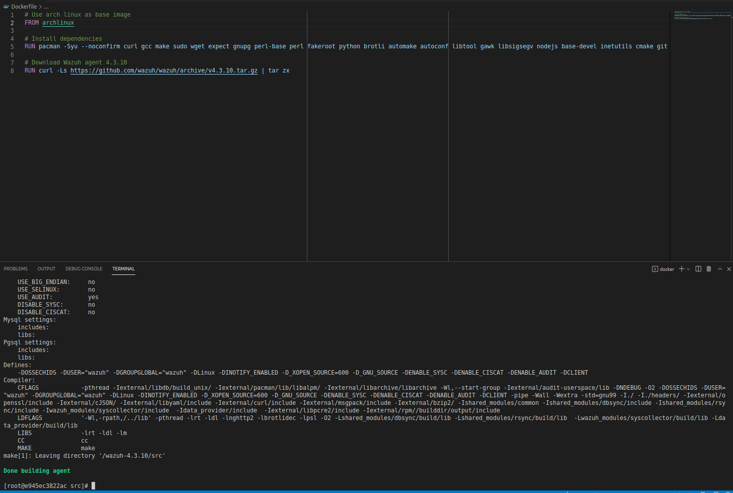 Unable to compile agent on Arch Linux · Issue #15960 · wazuh/wazuh · GitHub