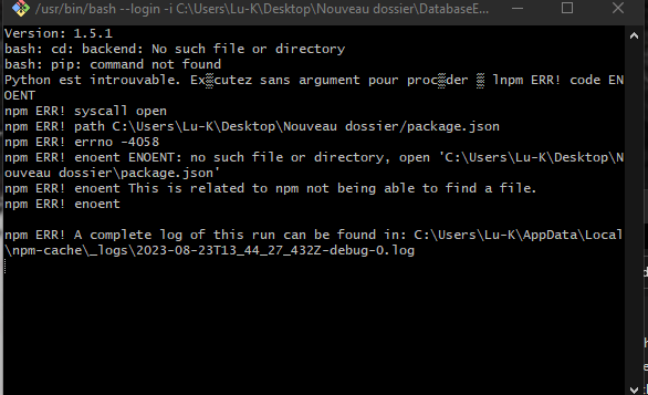 not connecting to backend · Issue #76 · IUrreta/DatabaseEditor · GitHub