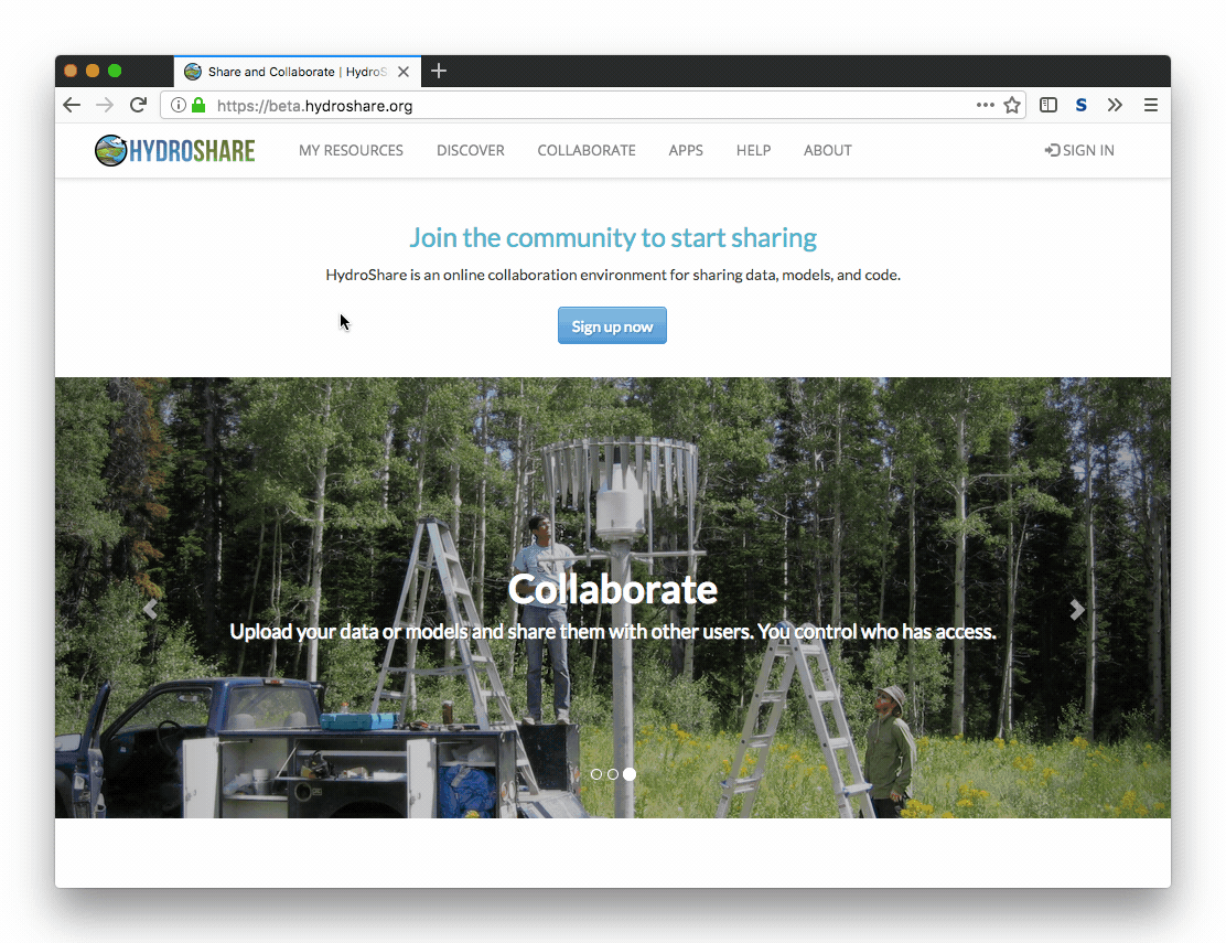 Redirect To Resource After Login · Issue #2556 · hydroshare/hydroshare · GitHub