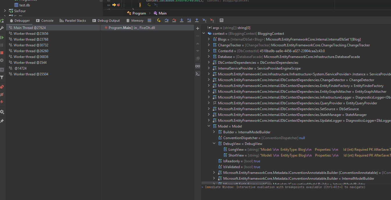 Get DebugView in code with EF Core 6 · Issue #24434 · dotnet/efcore · GitHub