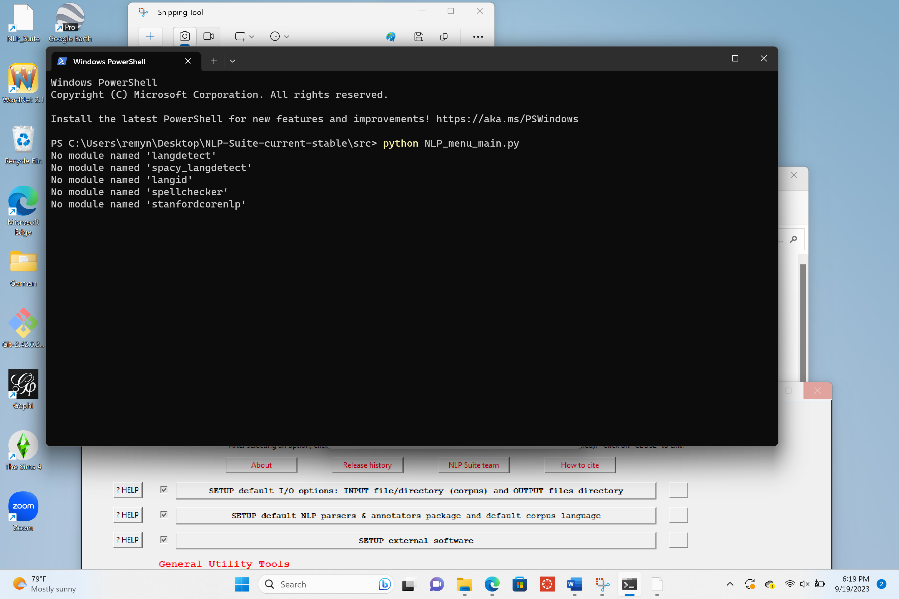 Bug Error Running Program · Issue 1165 · Nlp Suitenlp Suite · Github