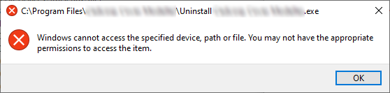 Custom installation directory example breaks uninstaller · Issue #5437 ...
