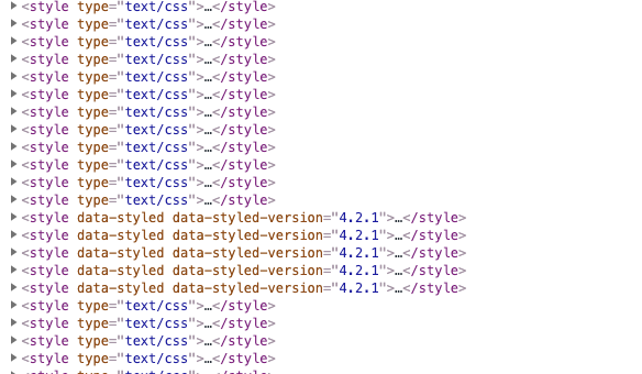 Unable to load styled component styles at the end of the tag · Issue #2592 · styled-components ...