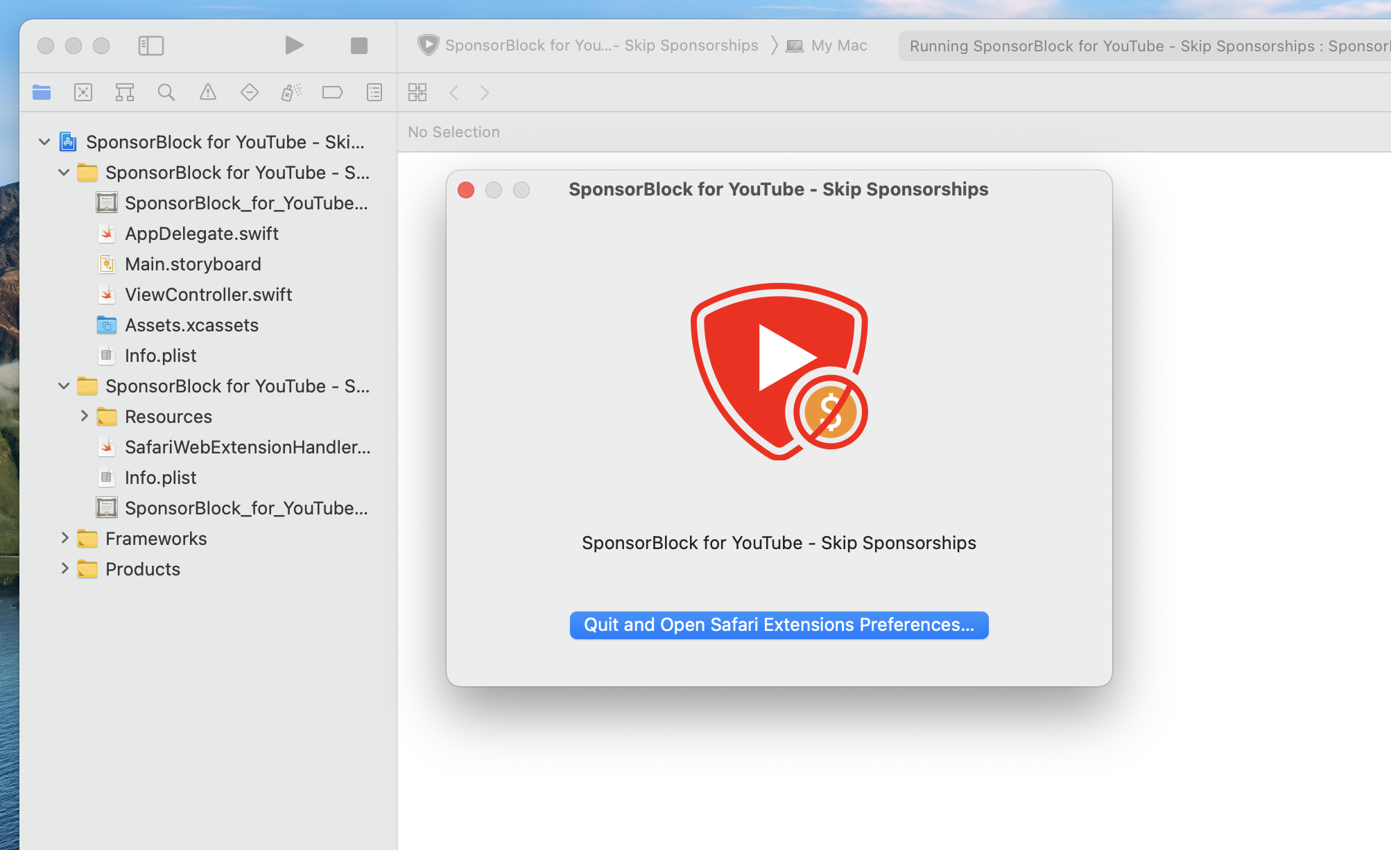 [Solved] Safari extension doesn't show up in Extensions list · Issue #827 · ajayyy/SponsorBlock ...