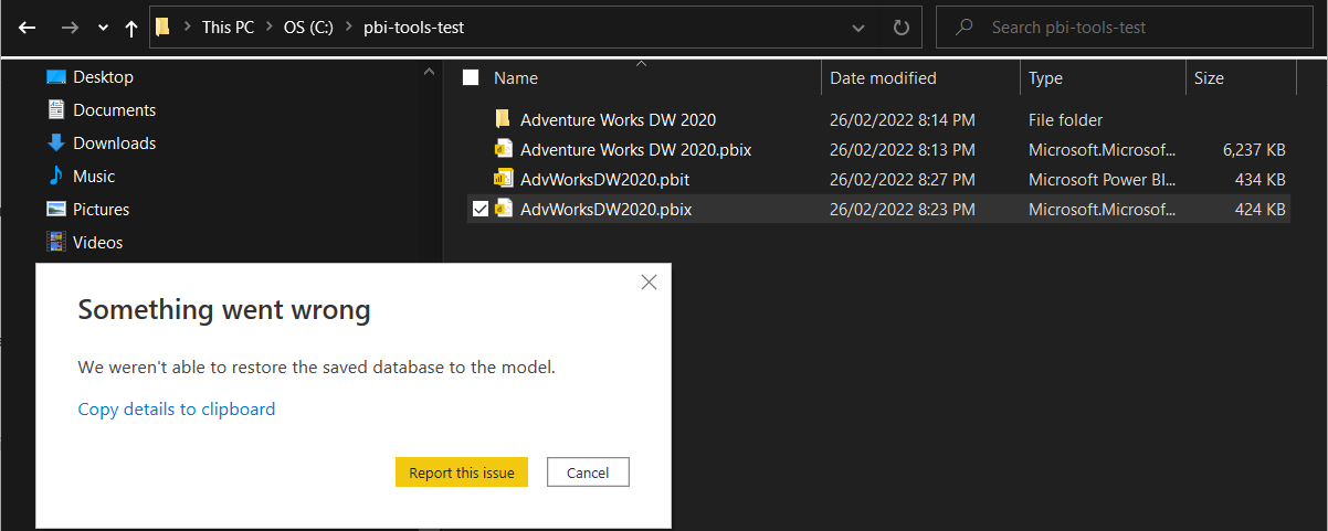 Error Compiling A Pbit Or Pbix From Source · Issue 95 · Pbi Tools Pbi Tools · Github