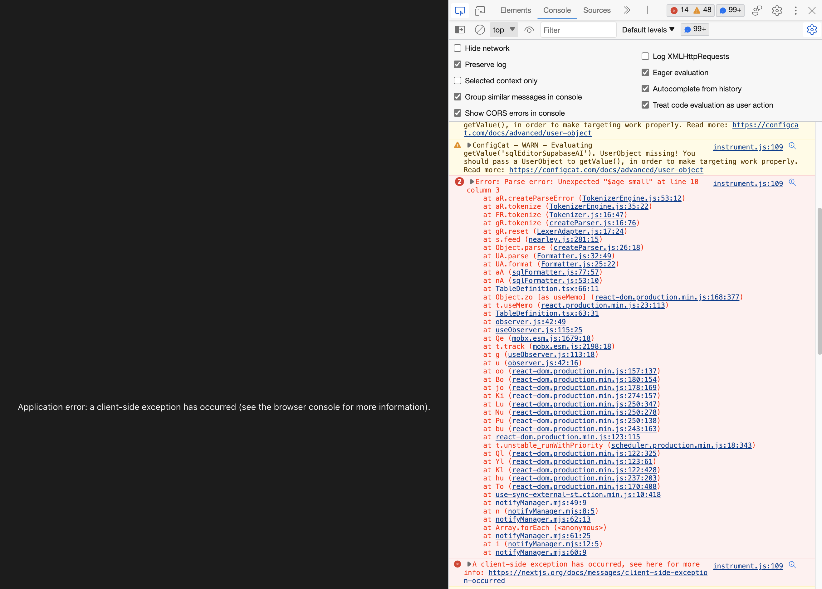 $ in front of column name causes issue with definition tab · Issue #17013 · supabase/supabase ...