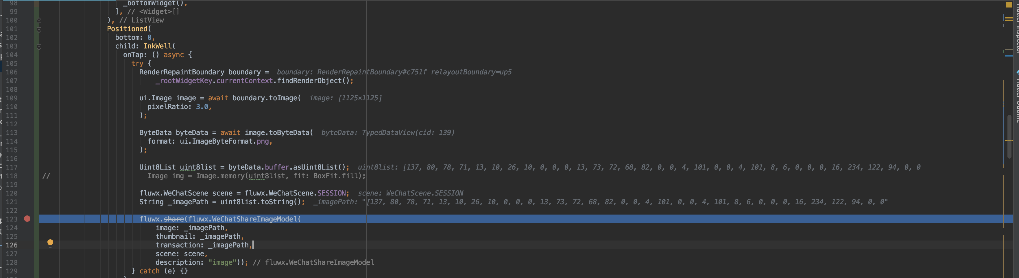 如何分享一个unit8list格式的图片啊? · Issue #170 · OpenFlutter/fluwx · GitHub