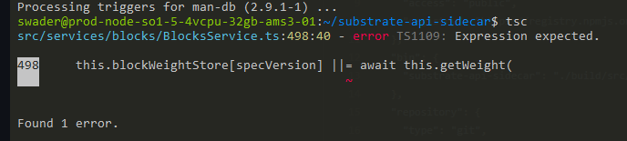 Ubuntu. Not install · Issue #564 · paritytech/substrate-api-sidecar · GitHub