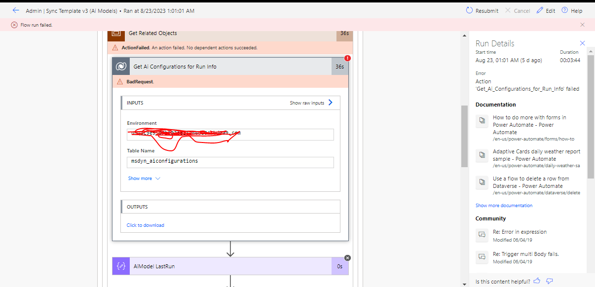 [CoE Starter Kit - BUG] Admin | Sync Template v3 (Ai Models) - Action 'Get_Ai_Configurations_for ...