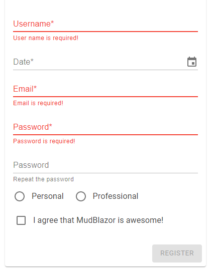 Muddatepicker Didnt Get Validated After Leaving The Required Field Blank Unlike Other Fields