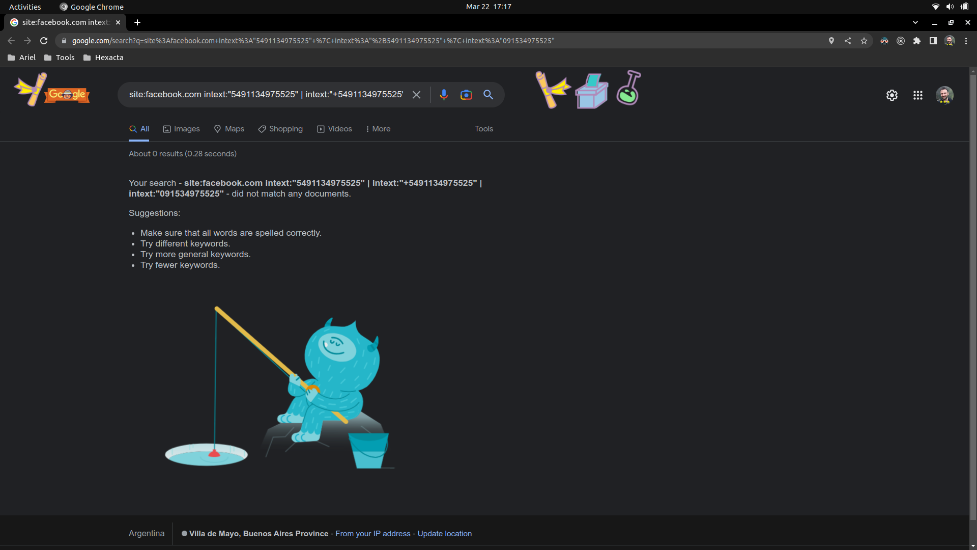 The returned urls in Googlesearch social_media do not return any documents. · Issue #1244 ...