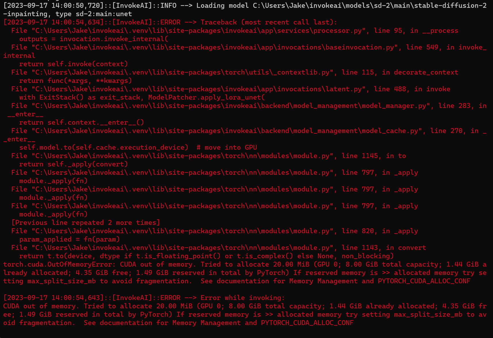 Bug Cuda Out Of Memory Error With 311 No Previous Issue With 31