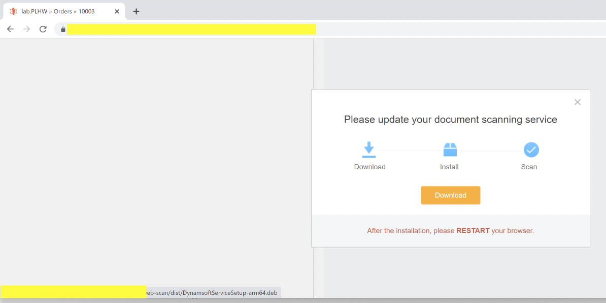 WebTwain installer downloads .deb package on windows · Issue #26 · Dynamsoft/Dynamic-Web-TWAIN ...