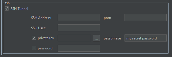 Hide Passphrase On Ssh Tunnel Configuration · Issue 45 · Gejun123456redispluginissues · Github