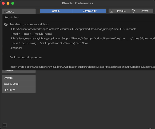 Render problem · Issue #848 · LuxCoreRender/BlendLuxCore · GitHub