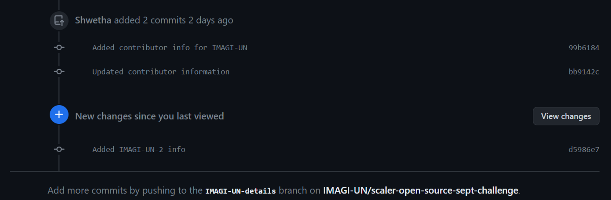 Challenge #1 : Contributor Info · Issue #313 · scaleracademy/scaler-open-source-september ...