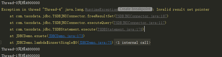 Invalid result set pointer · Issue #4974 · taosdata/TDengine · GitHub