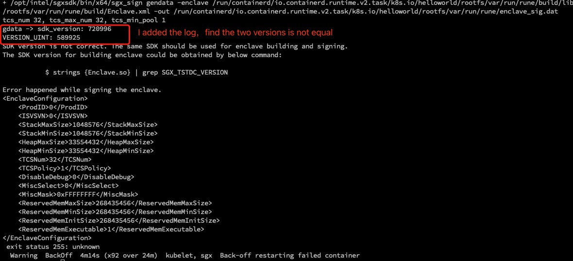 helloworld pod start failed · Issue #1068 · inclavare-containers/inclavare-containers · GitHub
