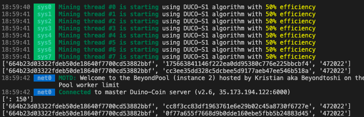 Beyond-pool-2 doesn't work properly · Issue #862 · revoxhere/duino-coin · GitHub