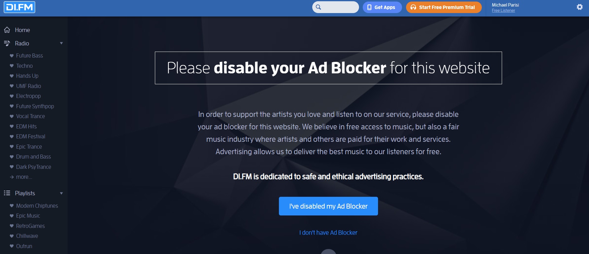Difm Detection · Issue 19465 · Ublockoriginuassets · Github 