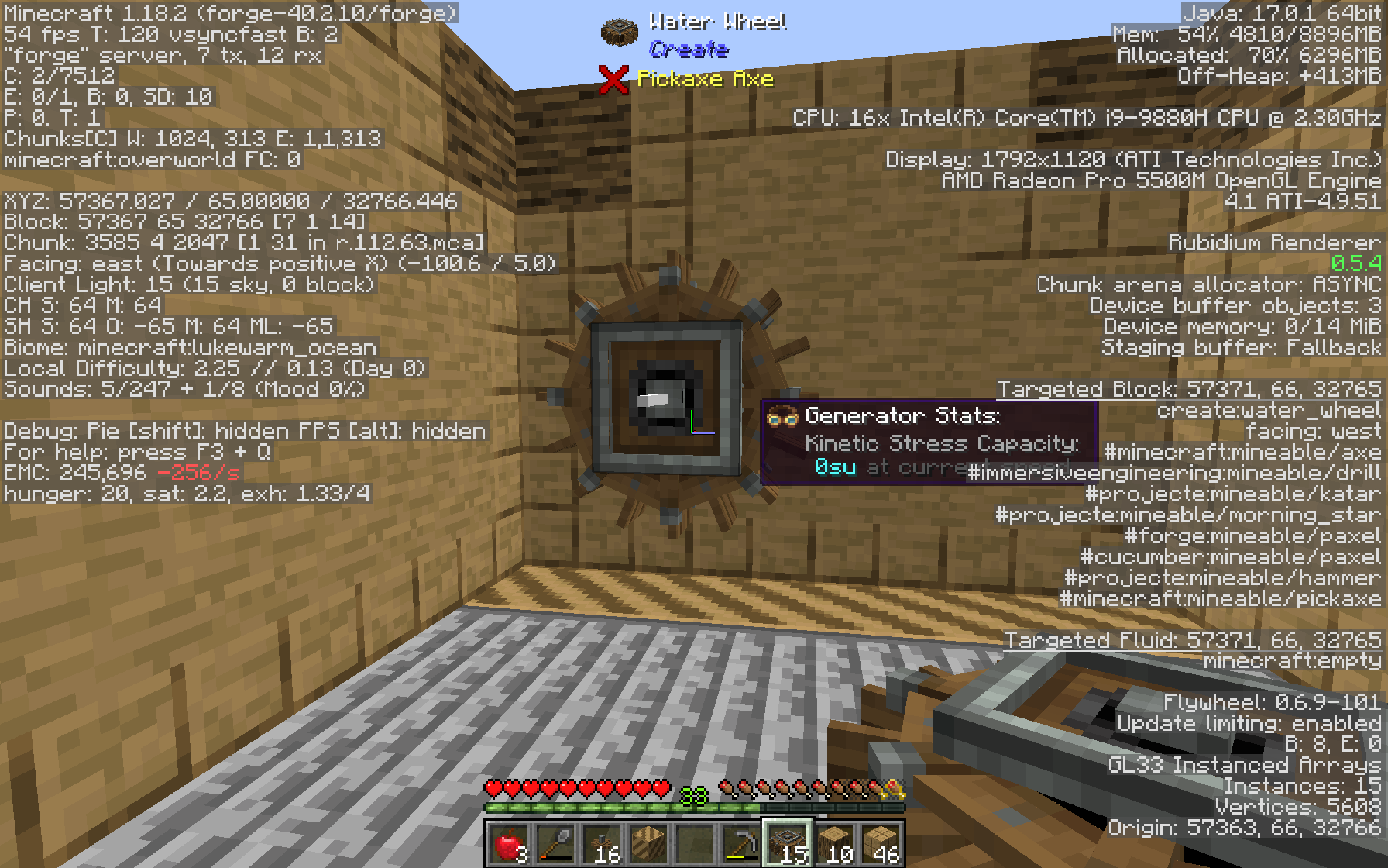 extreme lag when water wheels are placed · Issue #5395 · Creators-of-Create/Create · GitHub