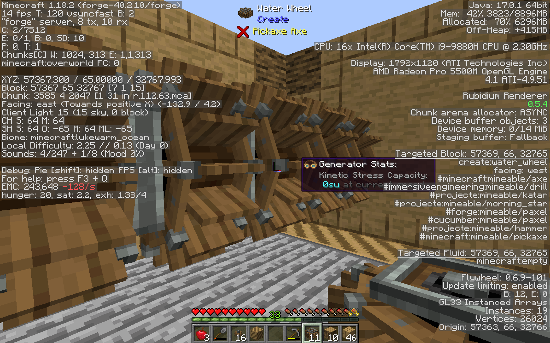 extreme lag when water wheels are placed · Issue #5395 · Creators-of-Create/Create · GitHub