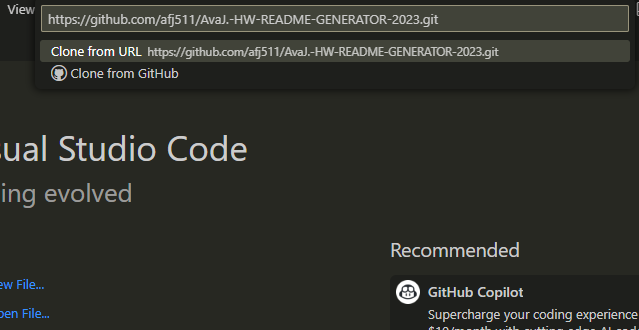 GitHub - afj511/AvaJ.-HW-README-GENERATOR-2023