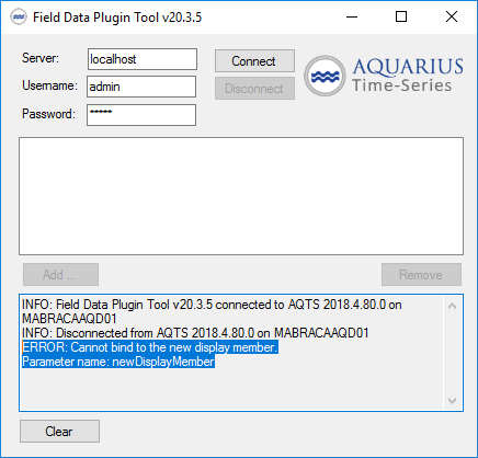 Error connecting to server with Field Data Plugin Tool · Issue #145 · AquaticInformatics ...