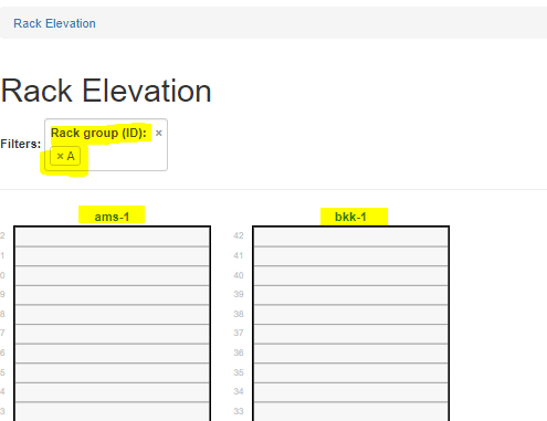 Rack elevation: rack group ID filter uses slug name instead · Issue ...