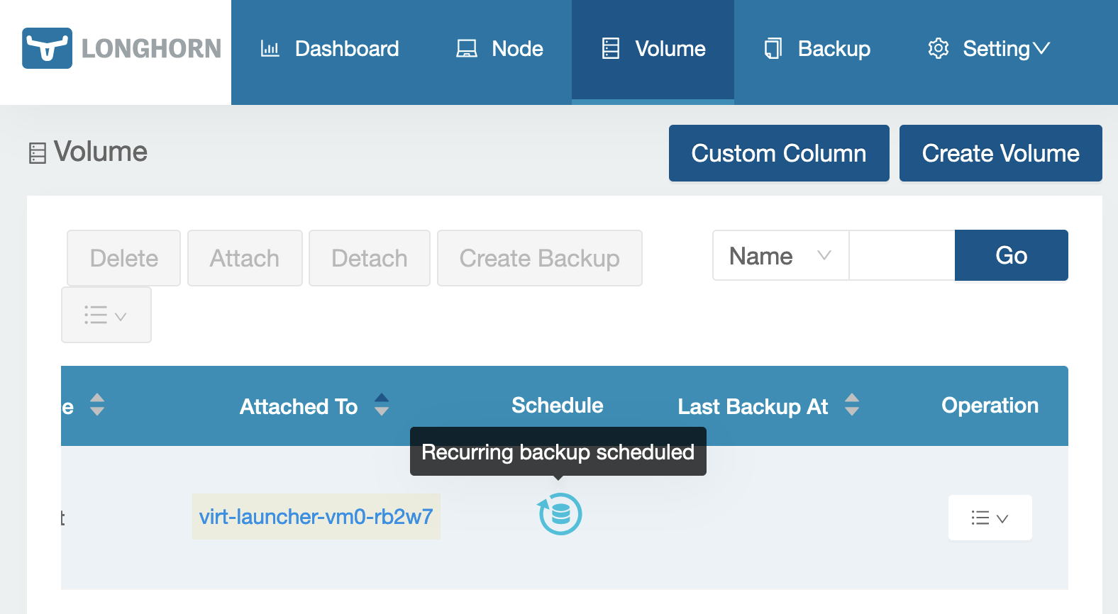[FEATURE] Recurring snapshot/backup setup · Issue #572 · harvester/harvester · GitHub