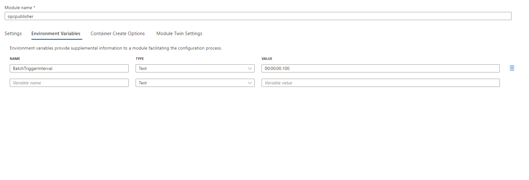 Opc Publisher Increase Batchtriggerinterval Granularity To Milliseconds · Issue 1891 · Azure