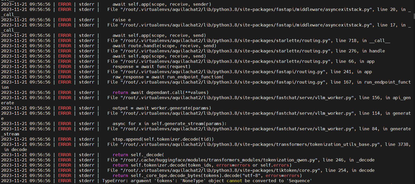 Argument Tokens Nonetype Object Cannot Be Converted To Sequence · Issue 2704 · Lm Sys