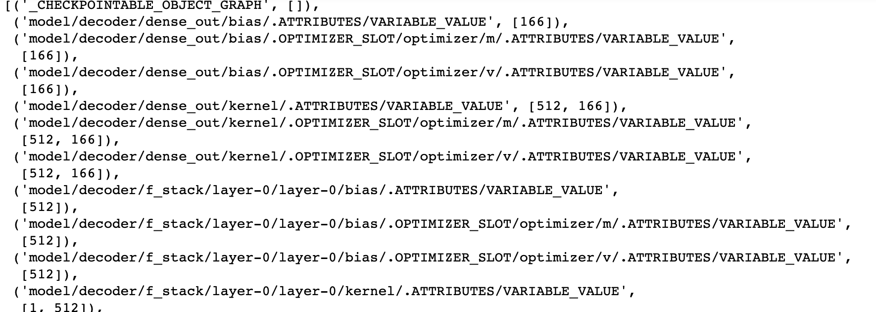 how to use tf.train.Checkpoint to restore only part of the model · Issue #37793 · tensorflow ...