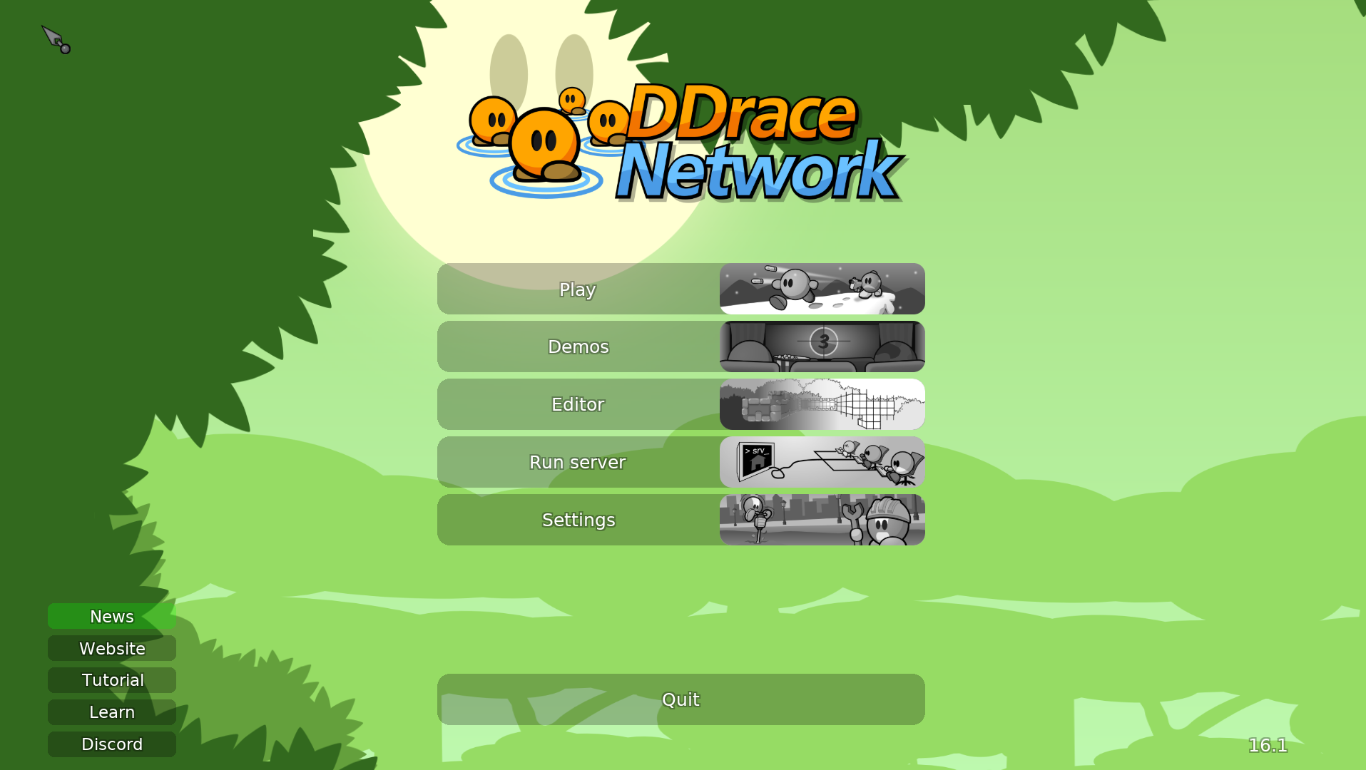 Open News tab automatically, if you press the green news icon · Issue #3428 · ddnet/ddnet · GitHub