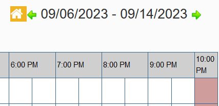 Previous button behaving the same as Next button - View Bookings/Schedules · Issue #225 ...