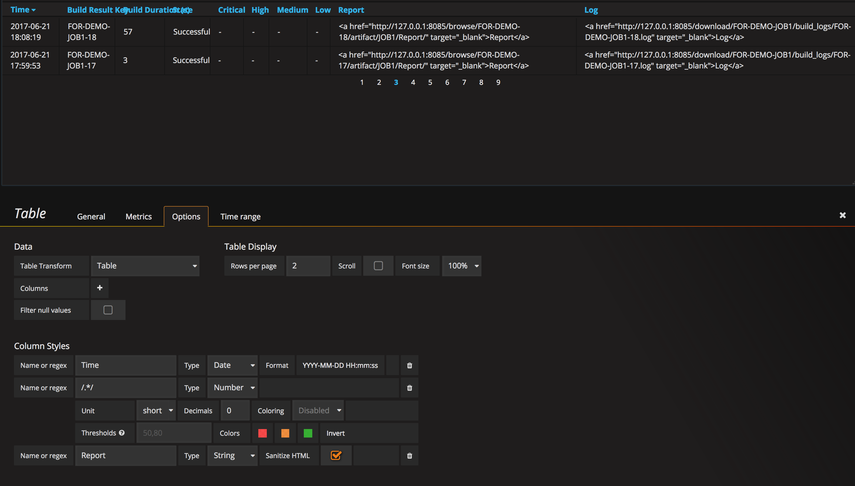 [Table] Render Column With Clickable Link · Issue #8684 · grafana/grafana · GitHub