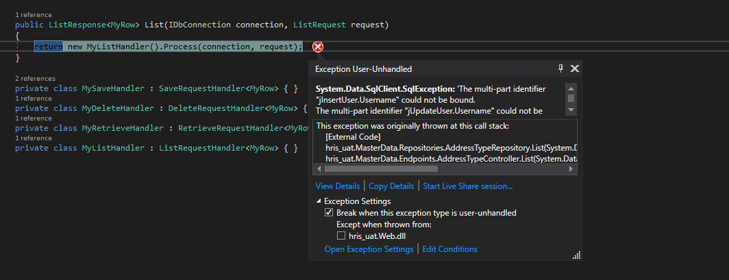 LoggingRow Inherited Class Properties · Issue #5194 · serenity-is/Serenity · GitHub