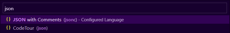 Installing Extension replaces "JSON" Language with "CodeTour" Language · Issue #78 · microsoft ...