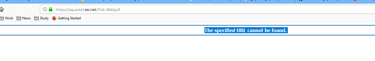 Redirect from landing page The specified URL cannot be found. · Issue ...