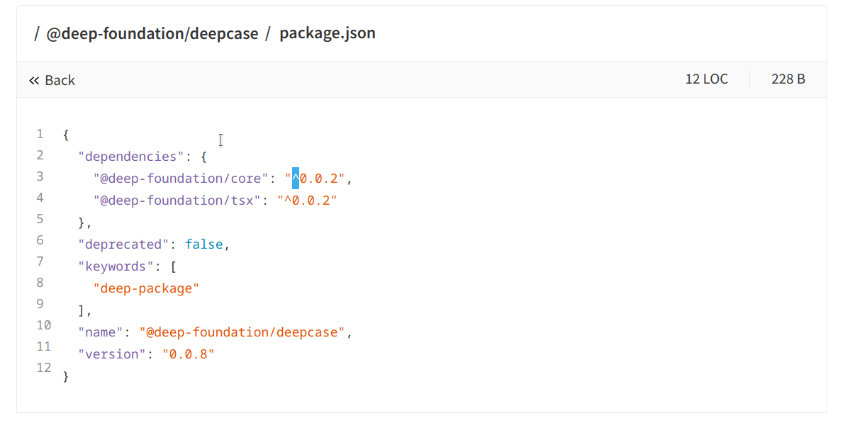 ~ Should Be Used Instead Of · Issue 28 · Deep Foundationnpm