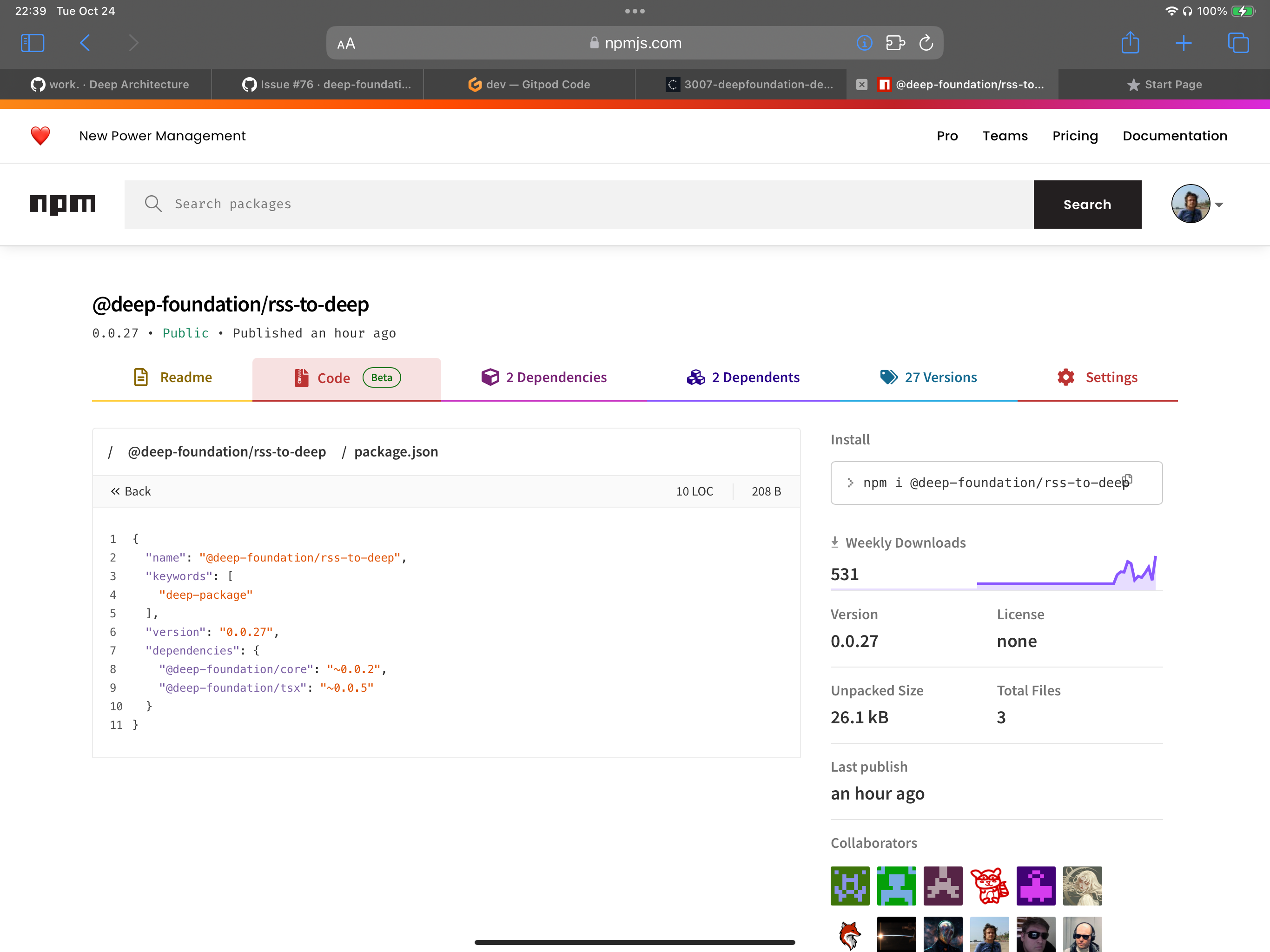 Publish with `~` versions for packages does not work. · Issue #76 · deep-foundation/npm-packager ...