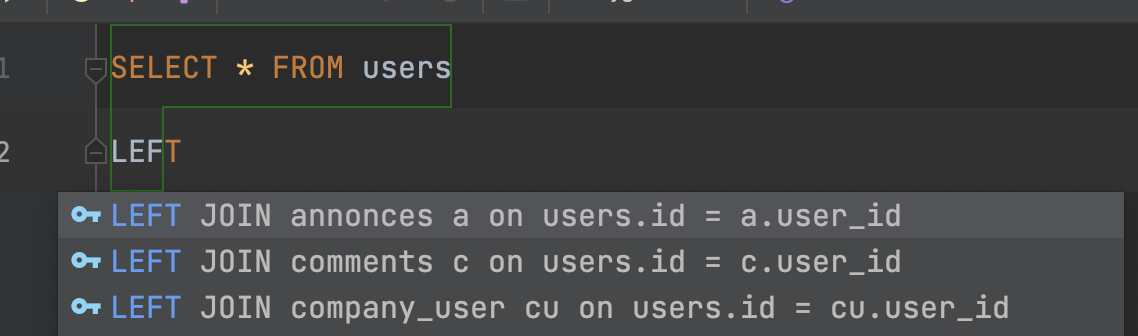 [Feature Request]: Eloquent Join Suggestions · Issue #649 · laravel-idea/plugin · GitHub