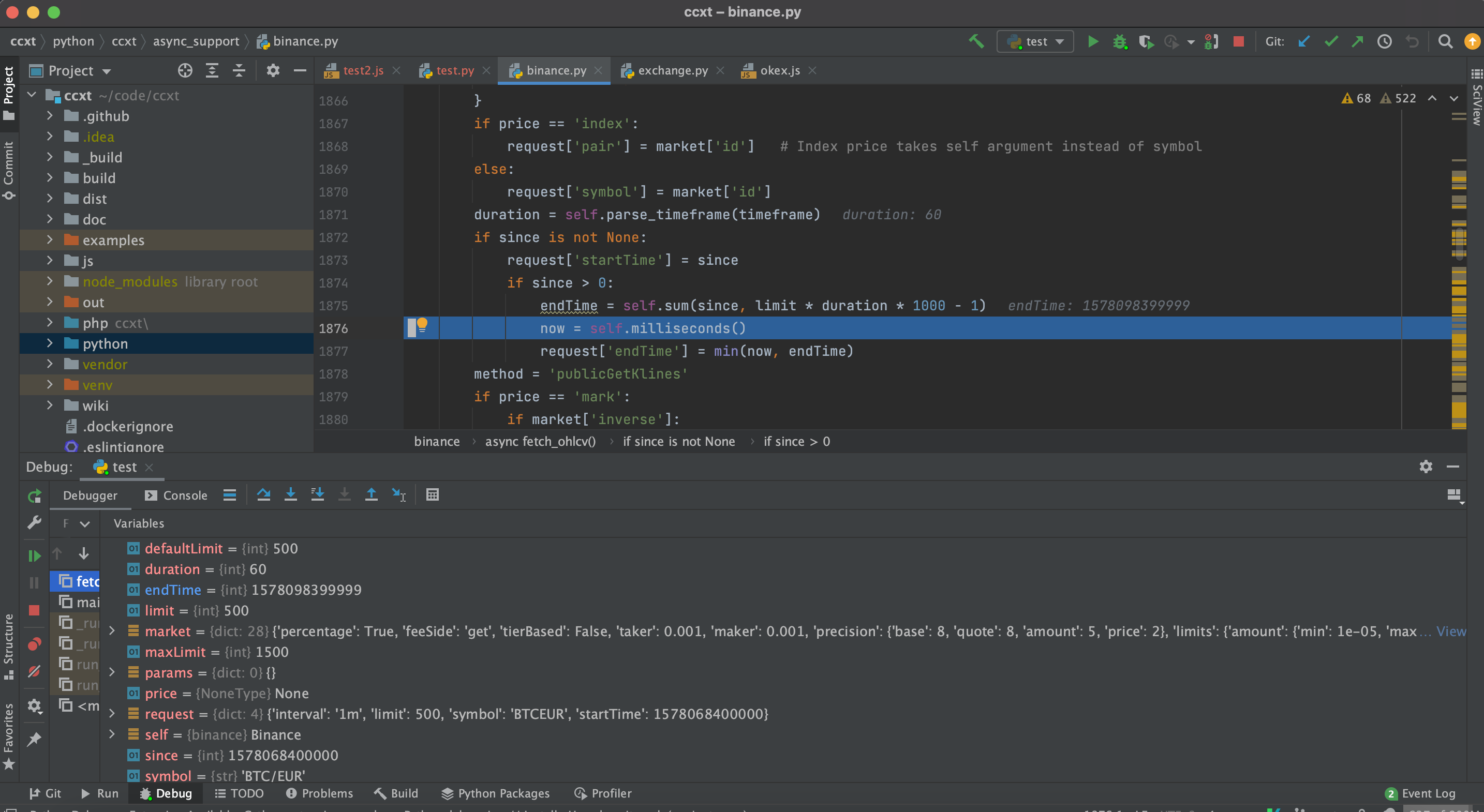 Invalid endTime fetching OHLCV from Binance · Issue #10559 · ccxt/ccxt ...