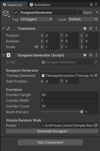 GitHub - conorbowles51/2DLevelGenerator: A simple 2d dungeon generator for levels in unity