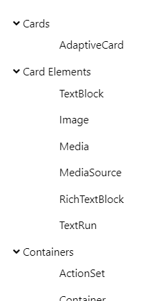 [Website] Schema Explorer left nav is too indented · Issue #6510 · microsoft/AdaptiveCards · GitHub