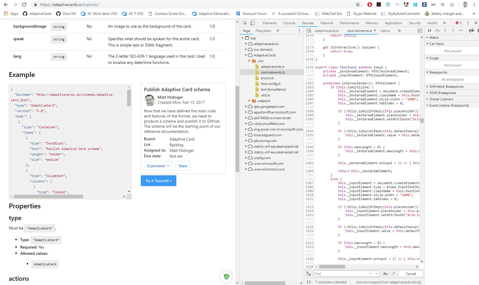 JavaScript renderer source code is unreadable · Issue #2385 · microsoft/AdaptiveCards · GitHub