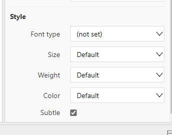[Designer] TextBlock "Subtle" checkbox is not working · Issue #3522 · microsoft/AdaptiveCards ...