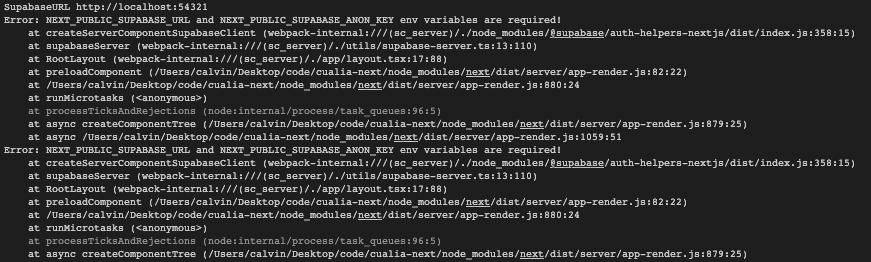 Next 13 Auth Helper Doesn T Detect Env Variables · Issue 419 · Supabase Auth Helpers · Github