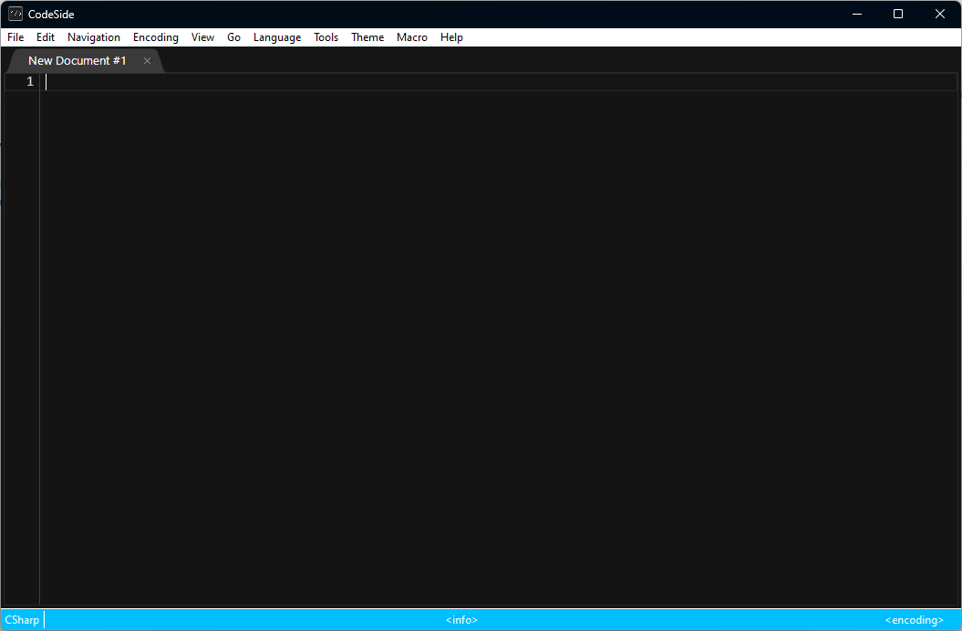 GitHub - SDClowen/CodeSide: A simple editor, small, faster