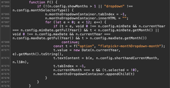 Flatpickr does not initialize properly in production · Issue #146 · haoxins/react-flatpickr · GitHub